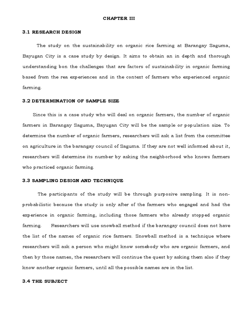 Chapter III | Download Free PDF | Questionnaire | Survey Methodology