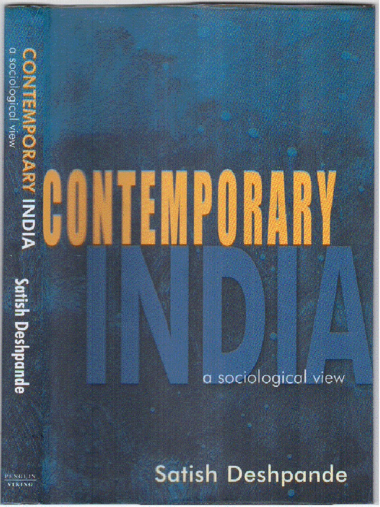 Deshpande - Satish - Contemporary India - A Sociological View-Penguin ...