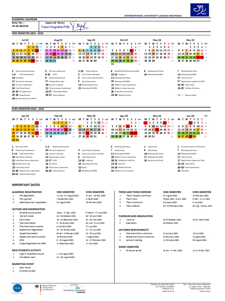 Academic Calendar | PDF | Thesis | Academic Term