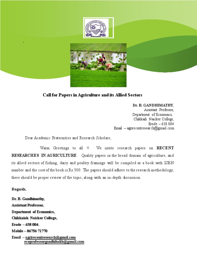 Call For Papers Conf | PDF