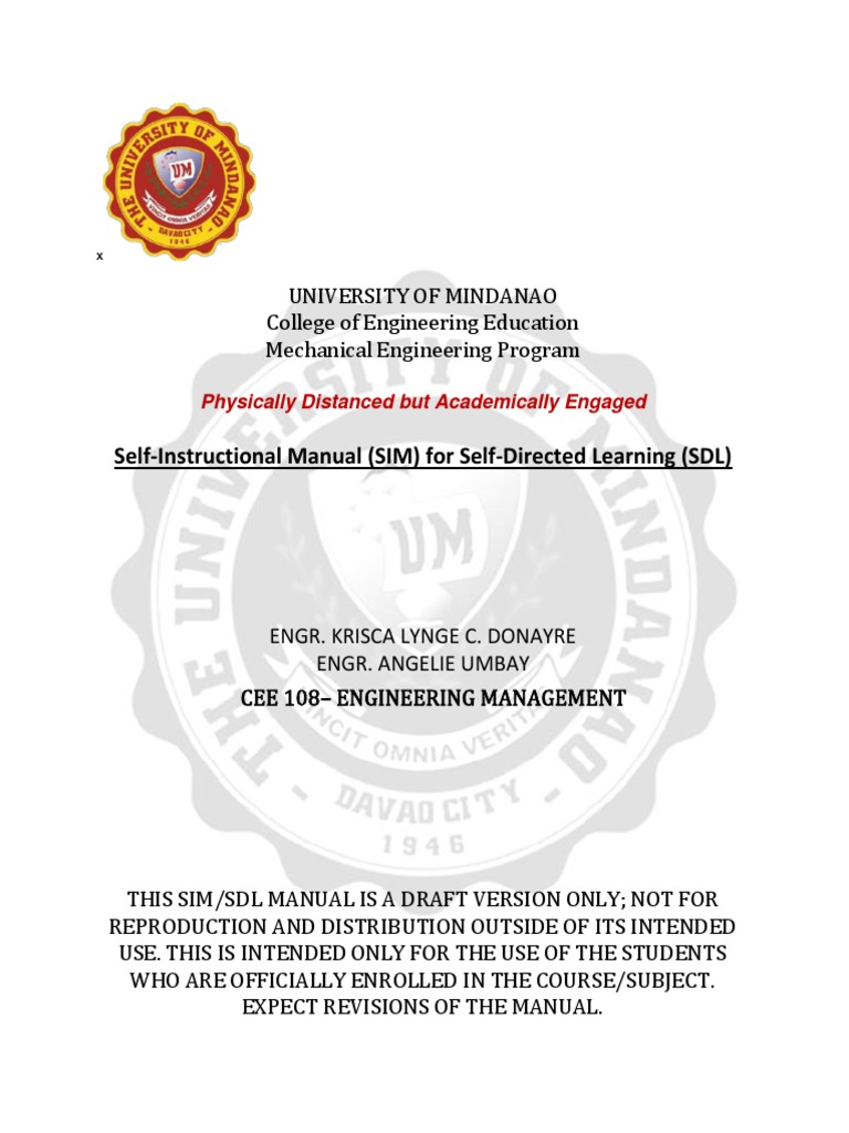 CEE ME CEE 108 Umbay&Donayre Rev1 | Download Free PDF | Engineering ...