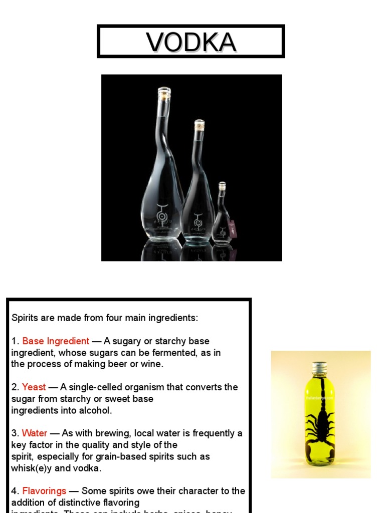 Vodka | PDF | Vodka | Food And Drink