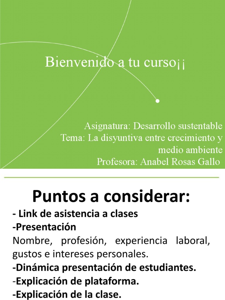Clase 1 Open Class Utel | PDF | Crecimiento económico | Desarrollo sostenible