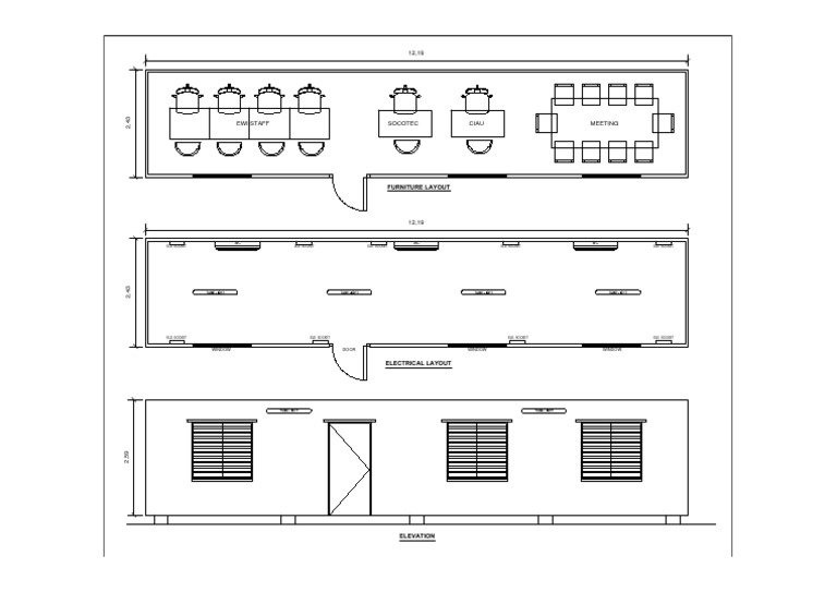 Office Container Layout | PDF