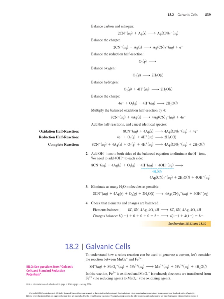 Pages From Zumdahl Chemistry 9th | PDF | Redox | Electrochemistry