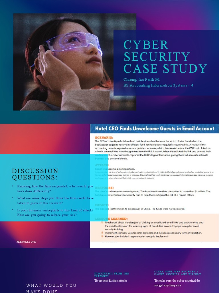 Cyber Security Case Study | PDF | Phishing | Security