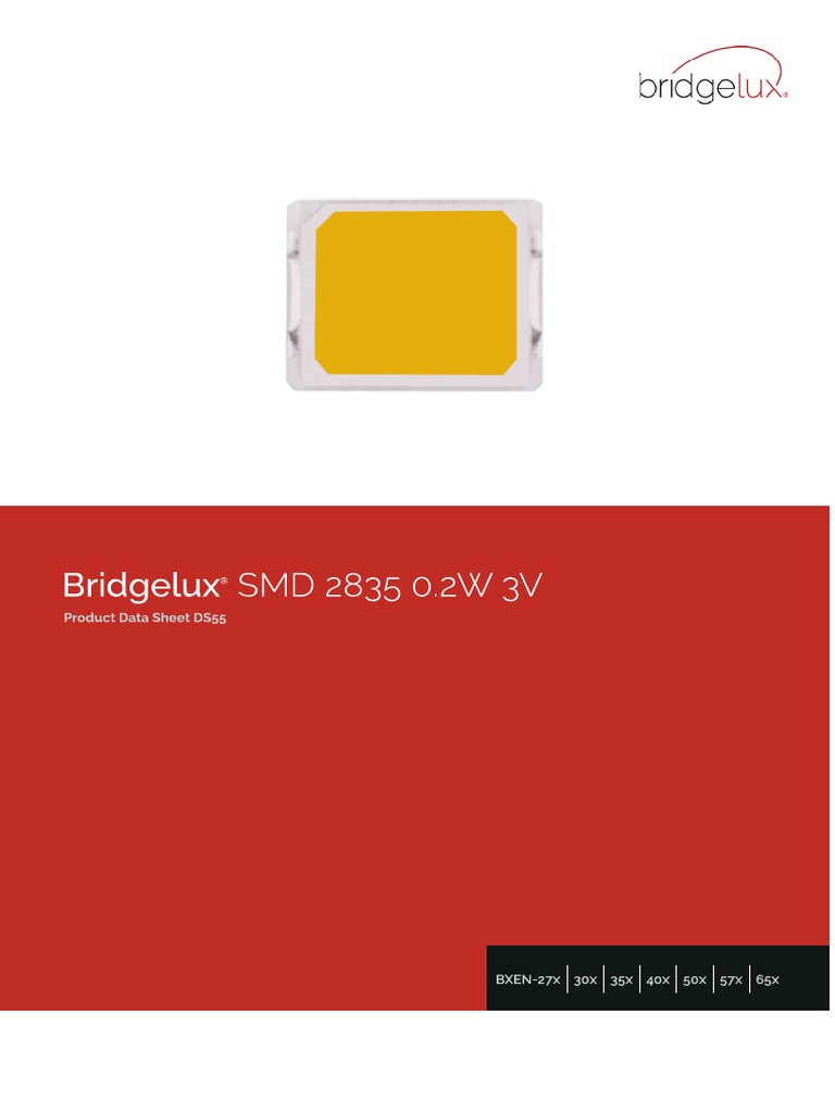 Specification Technique Led 2835 | PDF