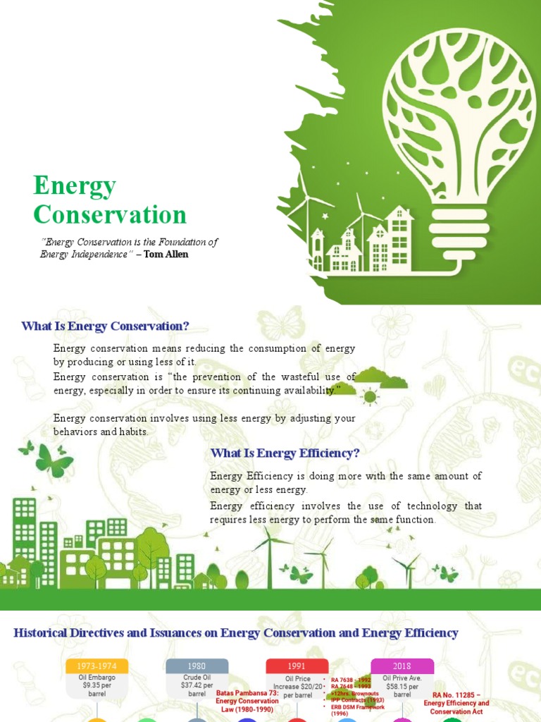 Energy Conservation | PDF | Energy Conservation | Efficient Energy Use