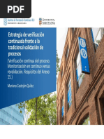 Verificación Continua en Validación de Procesos | PDF | Evaluación del ...