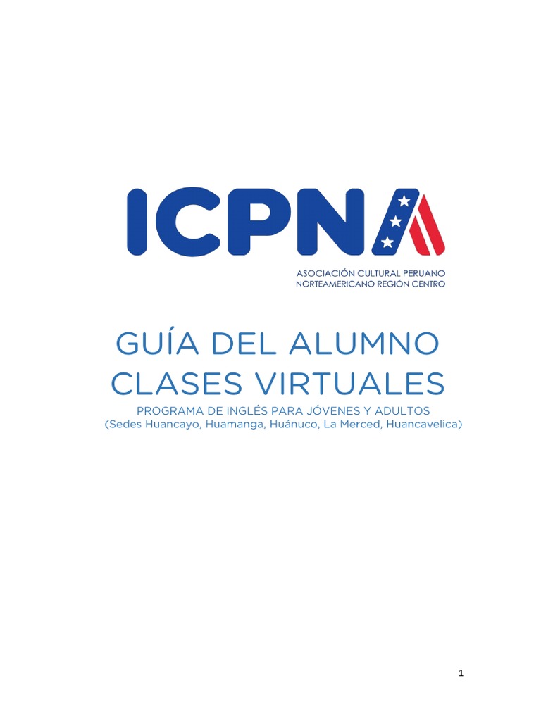 Guia Del Alumno Adulto 2022 Icpna | PDF | Evaluación | Comprensión lectora