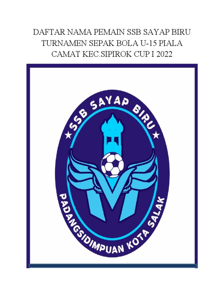 Sayap Biru Sipirok | PDF