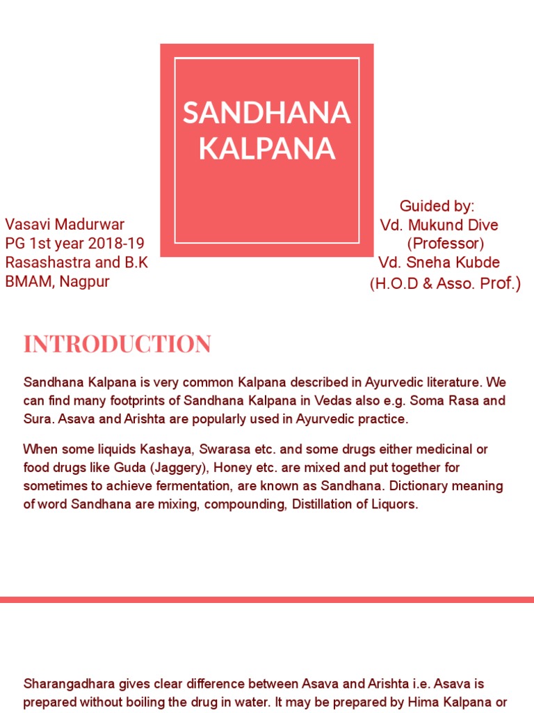 Sandhana Kalpana | PDF | Fermentation | Yeast
