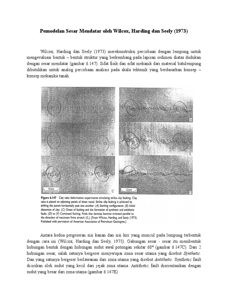 Permodelan Sesar Mendatar | PDF