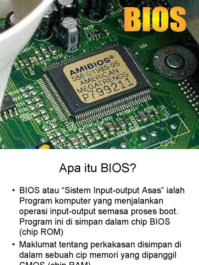 Panduan BIOS dan Aksesnya | PDF