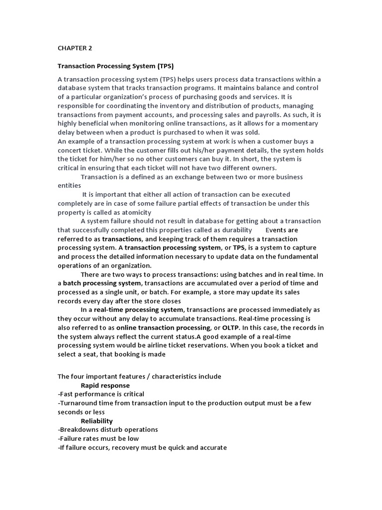 CHAPTER 2itb | PDF | Database Transaction | Decision Support System