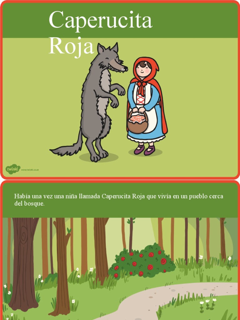 Caperucita Roja y el lobo engañoso | PDF | Hogar, jardinería y bricolaje