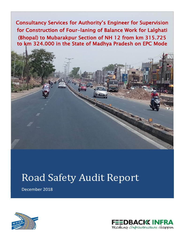 Safety Audit Report Dec18 | Download Free PDF | Road | Traffic