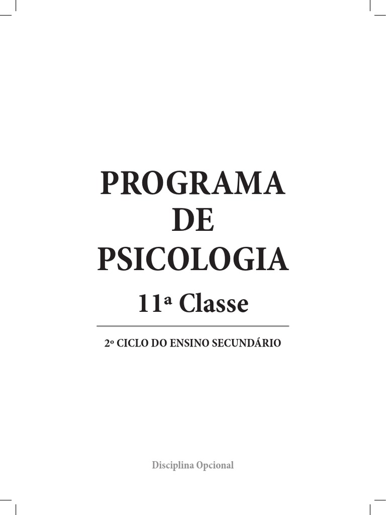 Psic 11-1 | PDF | Psicologia | Science