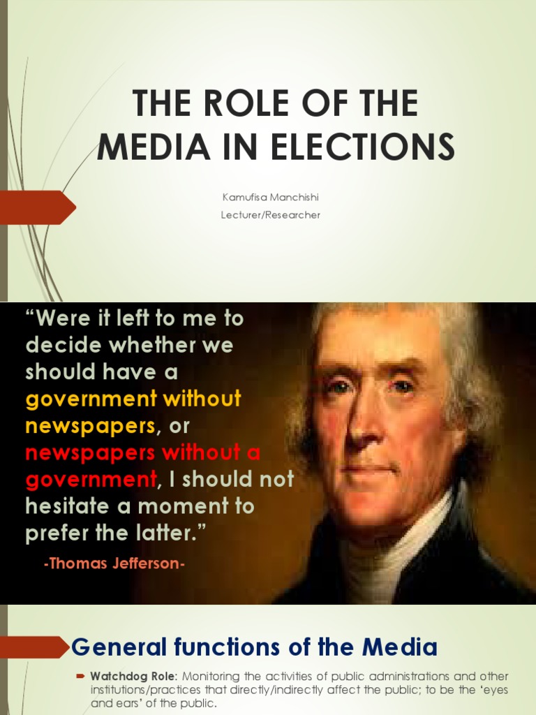 Role of The Media | PDF | Privacy | Journalism