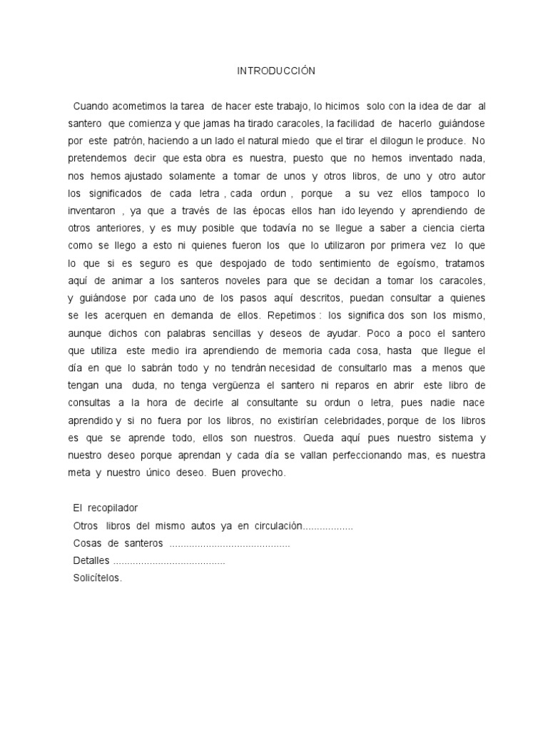 Manual Completo Diloggun | PDF | Santeria | Religión y creencia