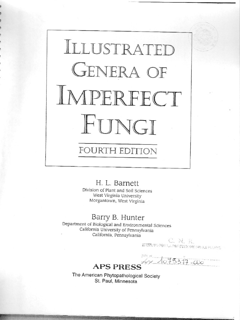 Illustrated Genera of Imperfect Fungi 1 | PDF