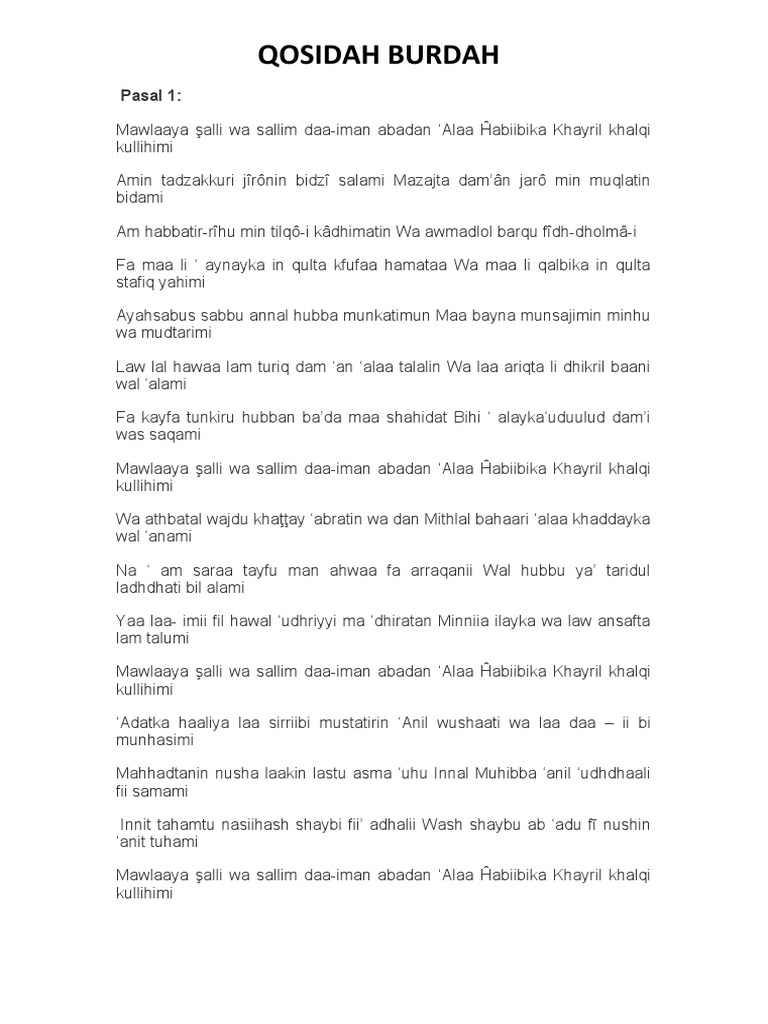 Fasal 1 | PDF
