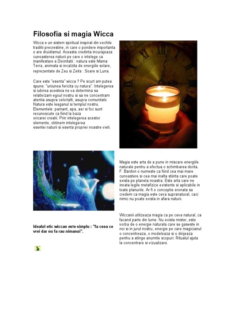 Filosofia Si Magia Wicca Pdf