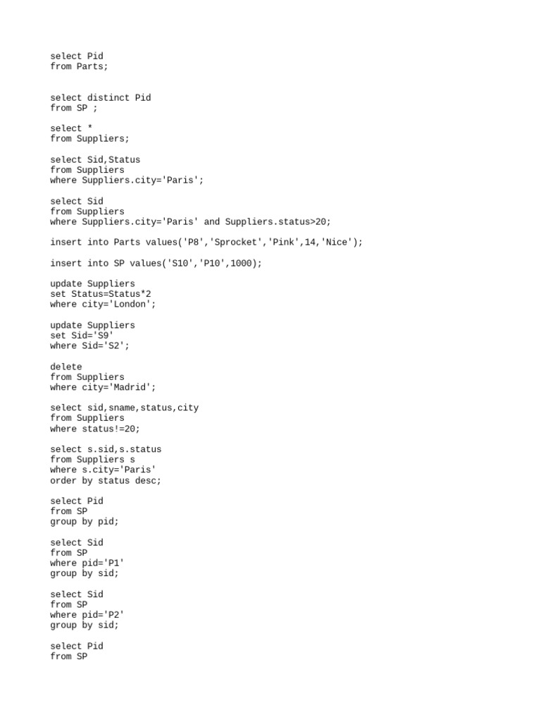Exercise in 107 | PDF