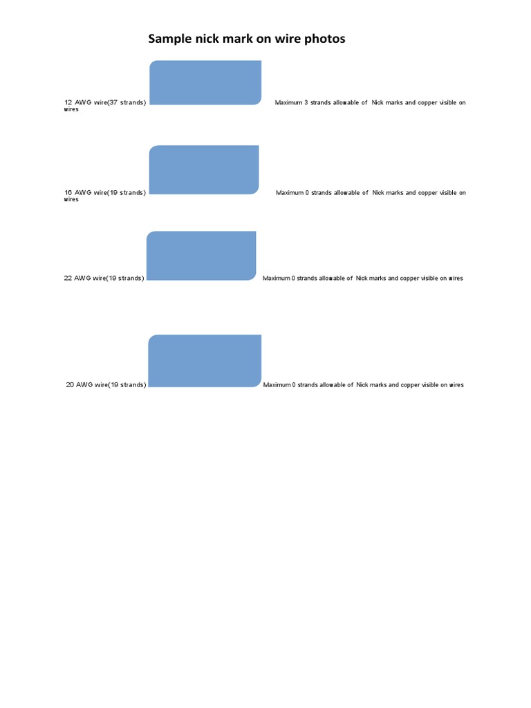 Wire Nick Marks and Stripping Methods | PDF | Science & Mathematics ...
