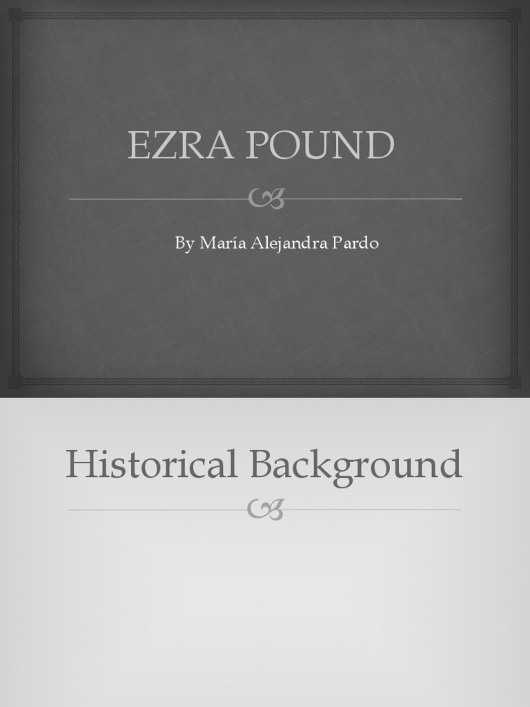 Ezra Pound | Download Free PDF | Poetry