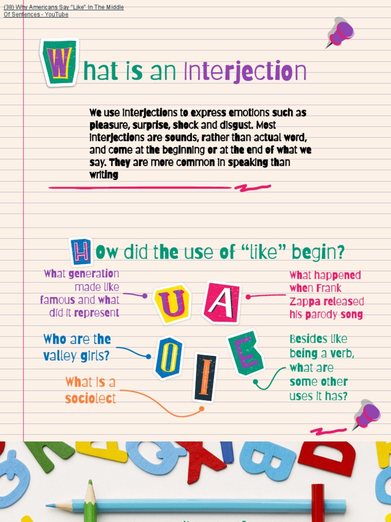 What Is An Interjection | PDF