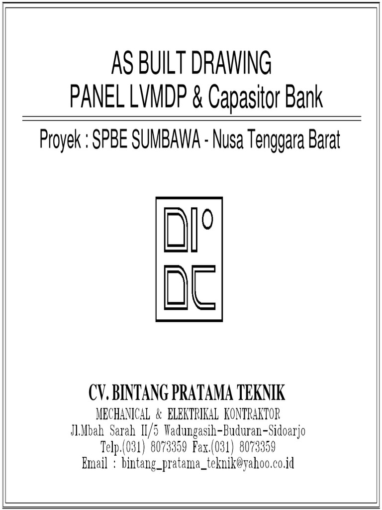 Drawing Sppbe Pt. Sde | PDF | Electric Power | Components