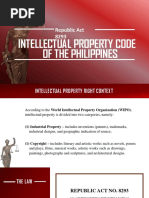 Ra 8293 The Intellectual Property Code of The Philippines ( | PDF ...
