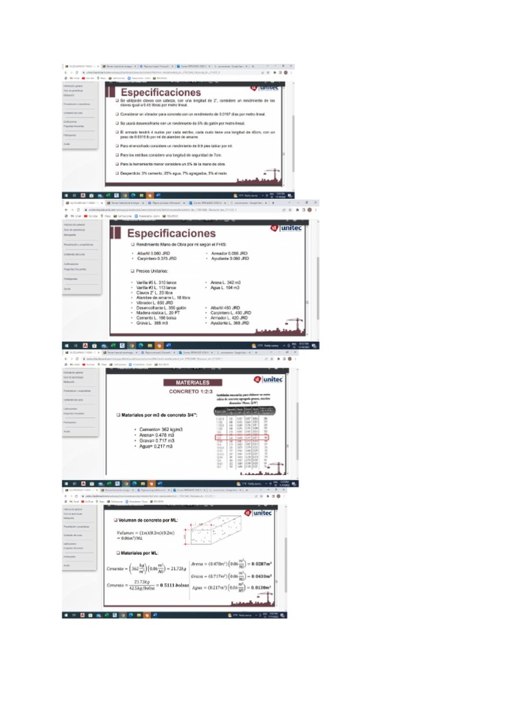 Fichas de Viga | PDF