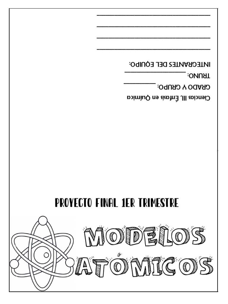 POP UP Modelo Atomico | PDF