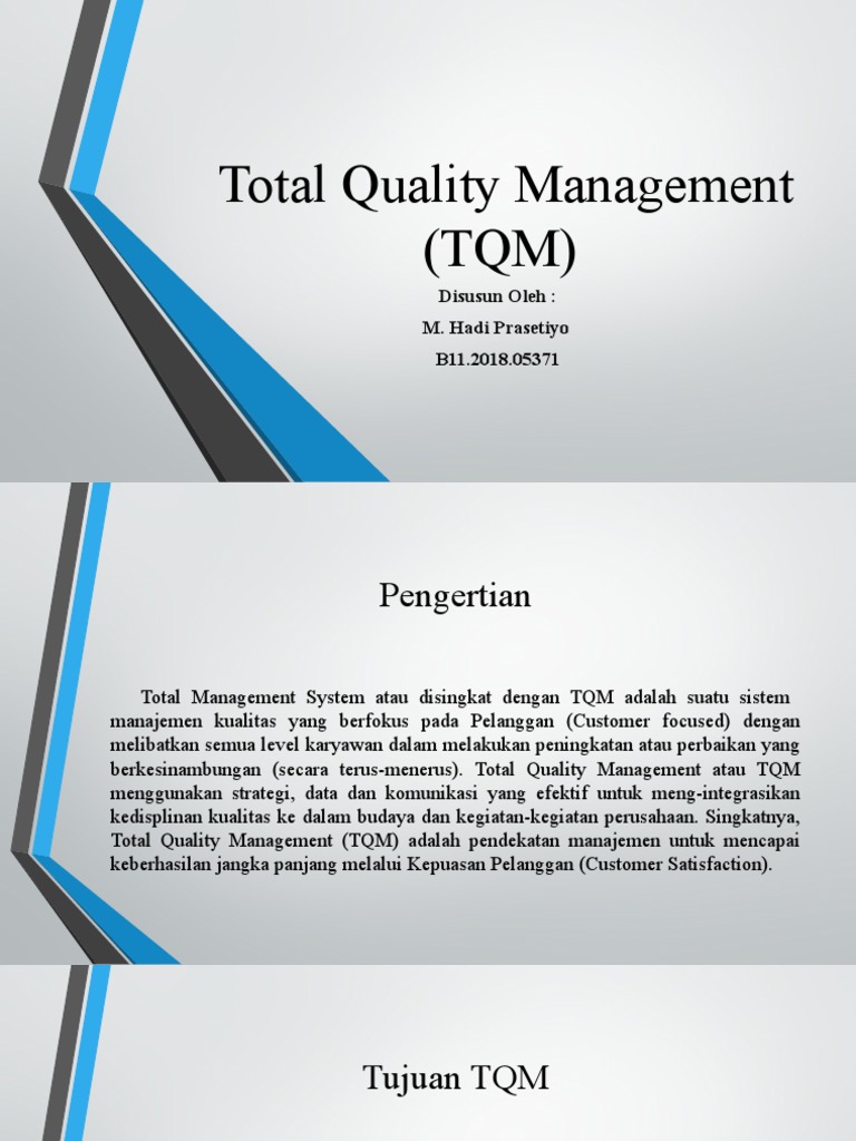 Penerapan TQM di Honda Motor | PDF