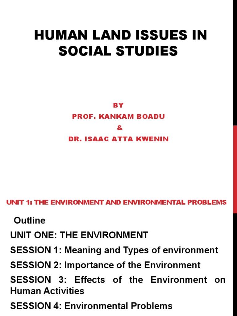 Human Land Issues in Social Studies | PDF | Science & Mathematics