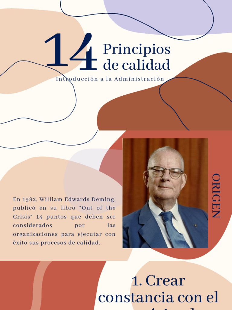 14 Principios de Calidad | PDF