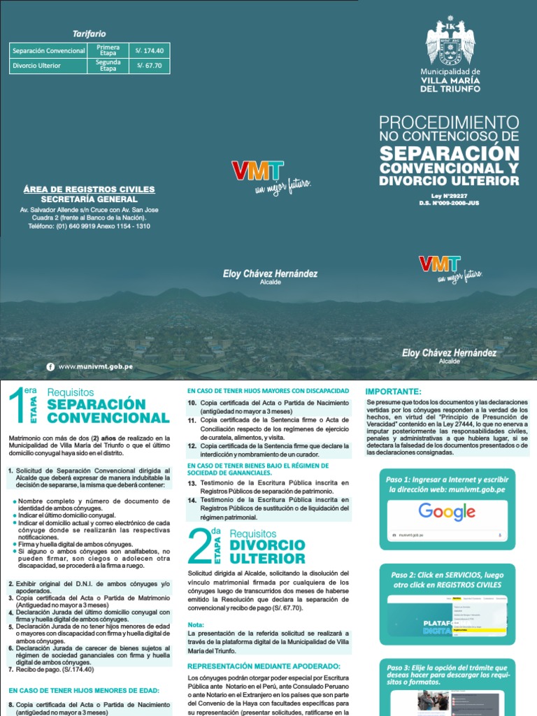 Requisitos Separacion Convencional y Divorcio Ulterior | Descargar ... Requisitos Separacion Convencional y Divorcio Ulterior | Descargar ...