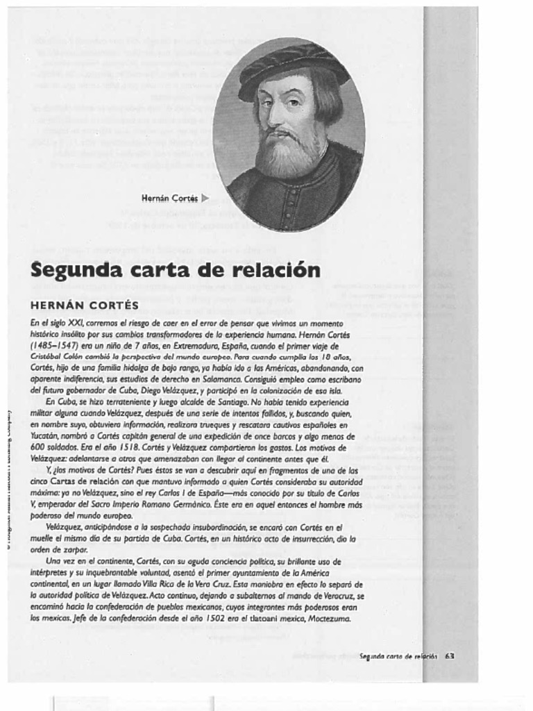 17 - Segunda Carta de Relacion | PDF