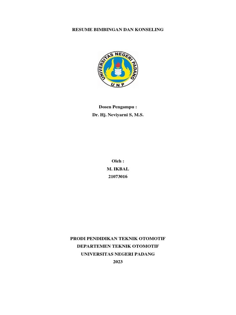 M.ikbal - Resume 1 - BK | PDF | Karier & Perkembangan