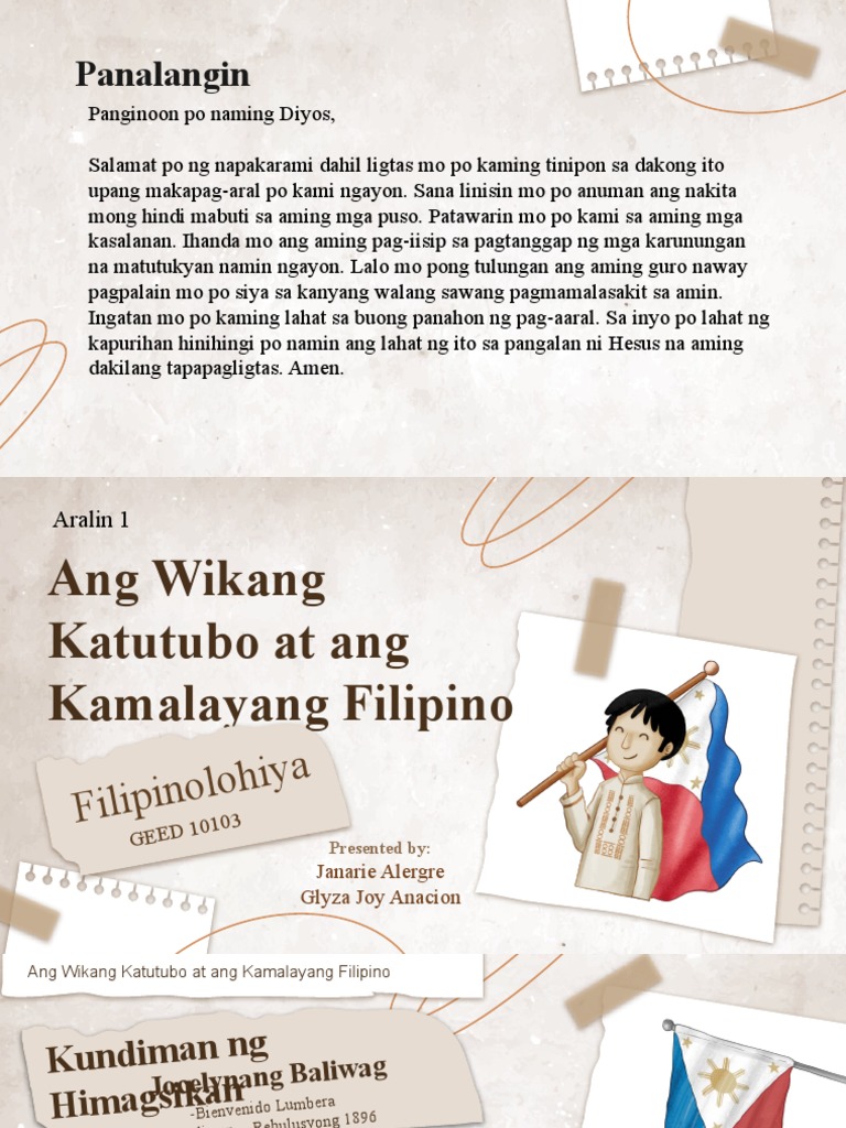 (Alegre & Anacion) Filipinolohiya-Group 1 Report | PDF