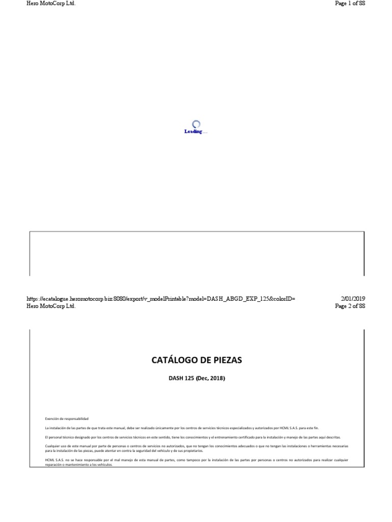 DASH 125 (Dec, 2018) | PDF | Embrague | Ingeniería mecánica