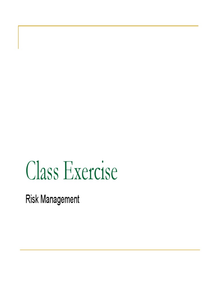 98 Activity.16 Risk Management | PDF