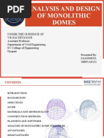 DESIGN OF DOME STRUCTURE - Civil Engineering | PDF | Dome | Concrete