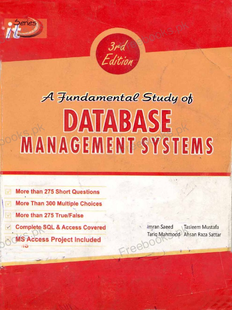 Database Management Systems Pdf
