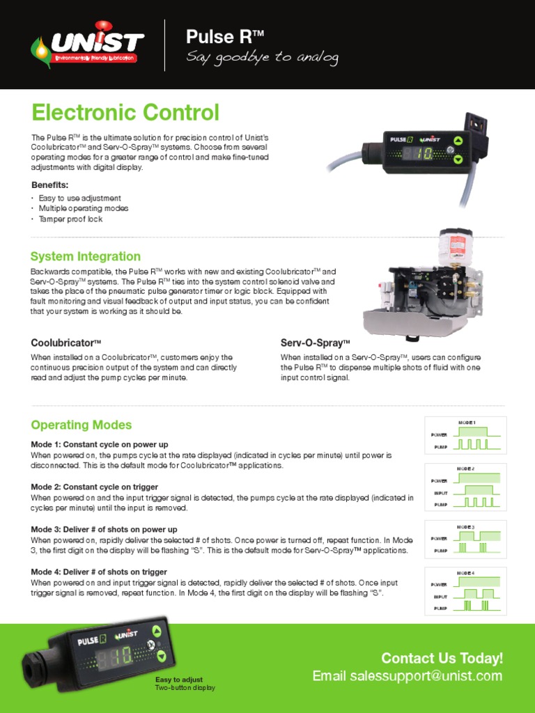 Unist Pulse R | PDF | Pump | Valve