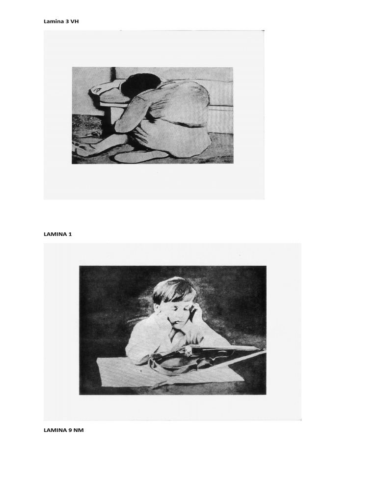 Laminas TAT | PDF | Espectro autista | Medicina