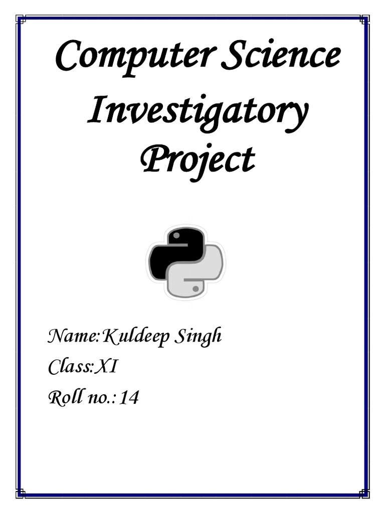 Kuldeep Project | PDF | Computer Hardware | Computer Related Introductions