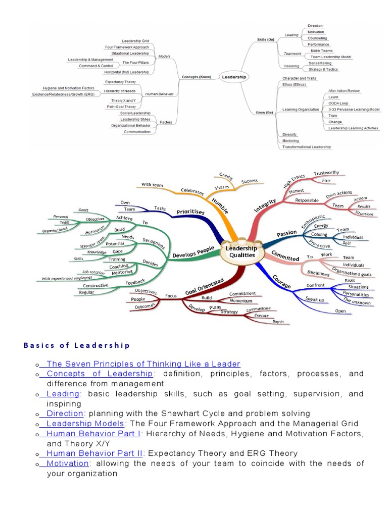 Leadership Skills and Principles Guide | PDF | Leadership | Goal